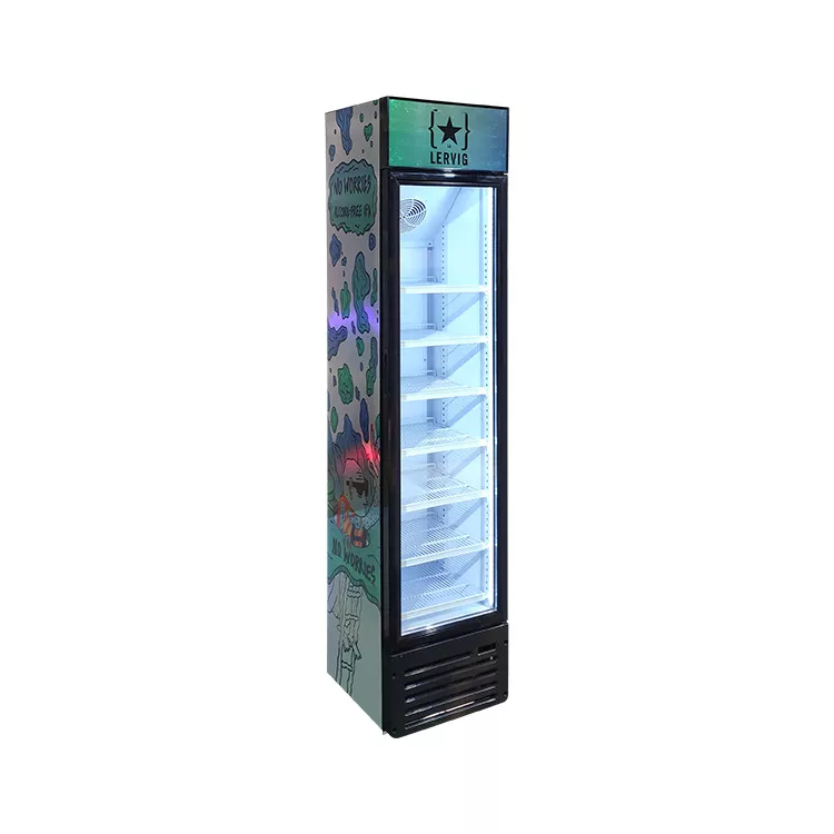 Small Beverage Cooler with Transparent Door 145 Litres