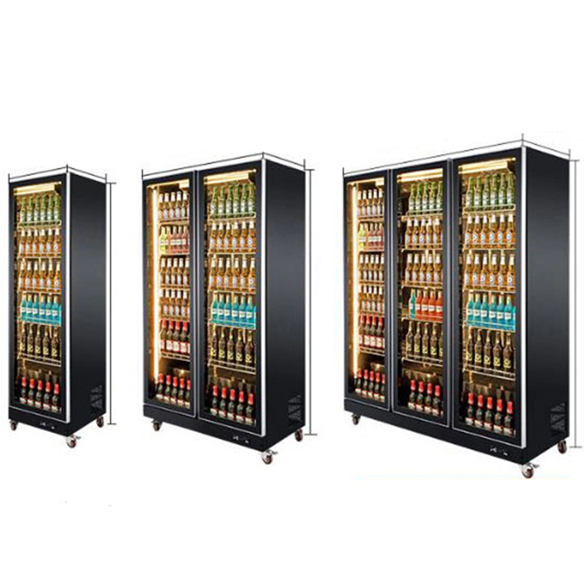 Beverage & Drinks Display Fridge with Glass Swing Door